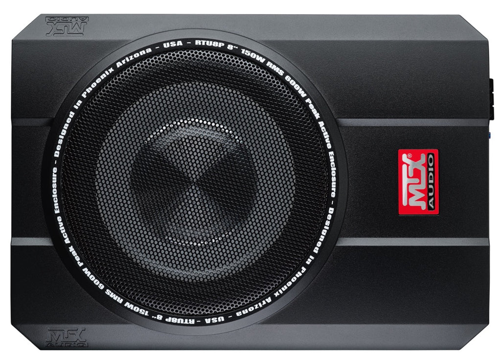 MTX RTU8P Active Underseat 8 Inch Subwoofer – Gold Coast Car Sound